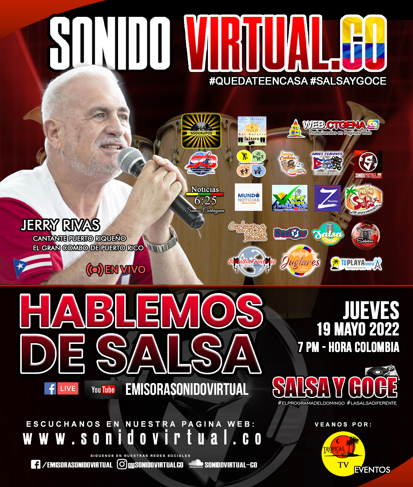 Jerry Rivas - 18 May 2022 - Emisora Sonido Virtual